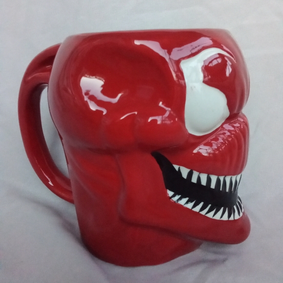 Marvel | Dining | Marvel Carnage 6oz Mug 3d Molded Style Venom Let ...